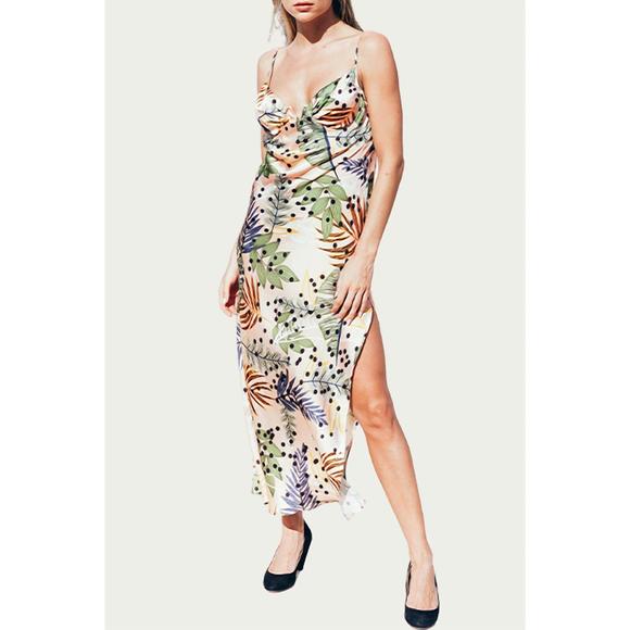 Sukiso | Dresses | New Sukiso Penelope Satin Bustier Slip Dress In ...